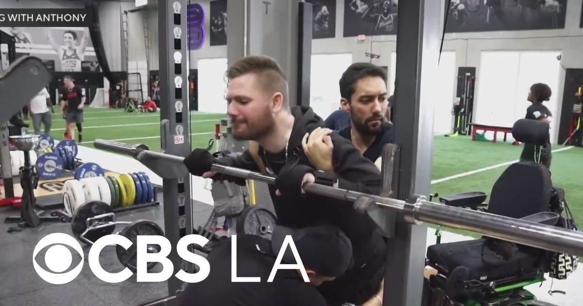 Walking With Anthony helps survivors with spinal cord injuries - CBS ...