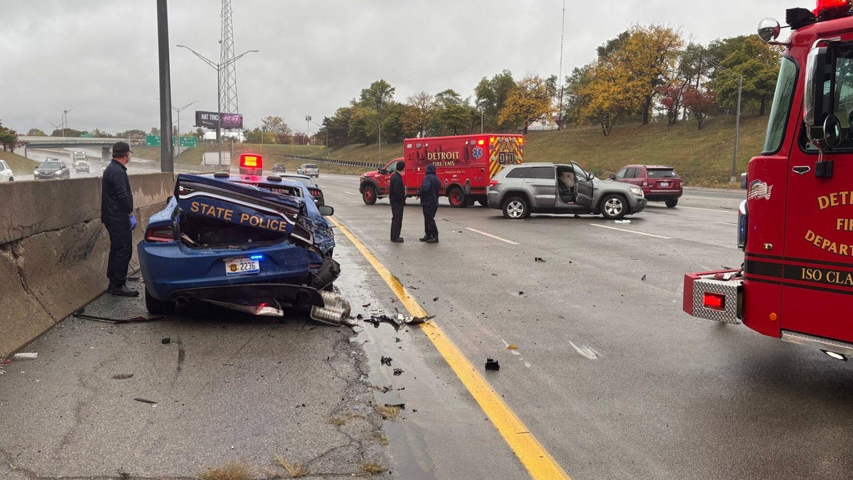 3 injured, including Michigan State Police trooper, when driver hits ...