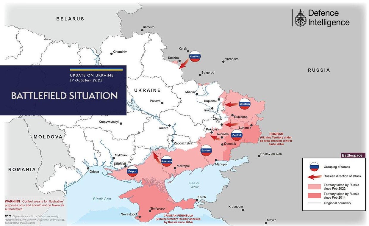 Trump calls for Ukraine war to halt with Russia in control of occupied ...