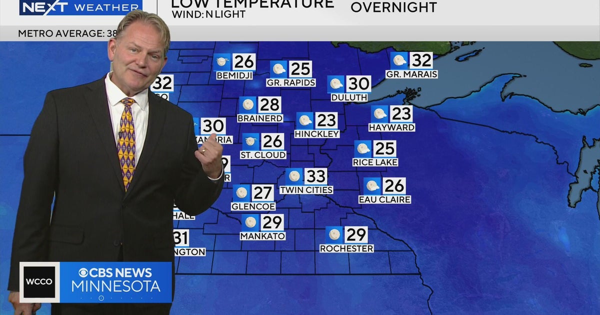 NEXT Weather: 6 p.m. weather report for Wed. Oct. 23, 2025 - CBS Minnesota