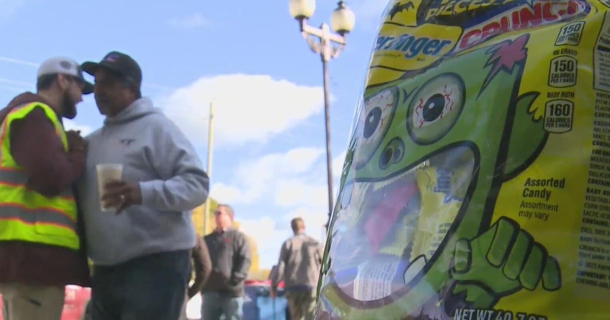 Companies deliver candy ahead of Halloween in the D - CBS Detroit
