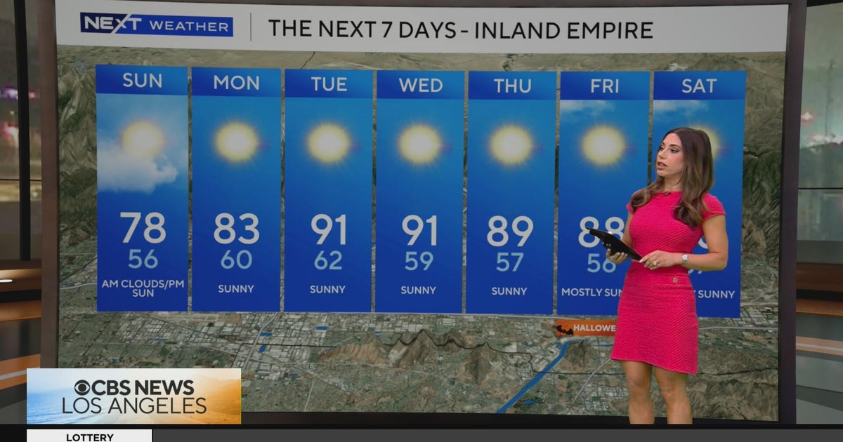 Alex Biston's 6:30 a.m. forecast | NEXT Weather (10/26) - CBS Los Angeles