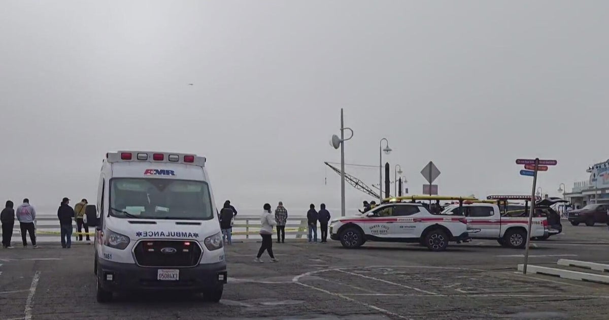 Crash off Santa Cruz wharf leaves 1 dead - CBS San Francisco