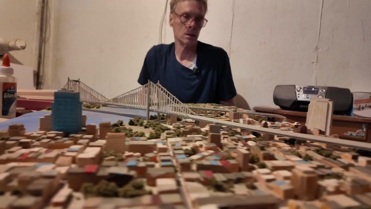 Man builds mini New York City in basement workshop over 21 years - CBS ...