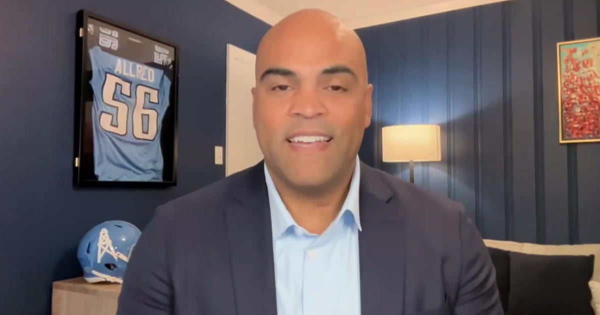 Democratic candidate for U.S. Senate Colin Allred discusses his ...