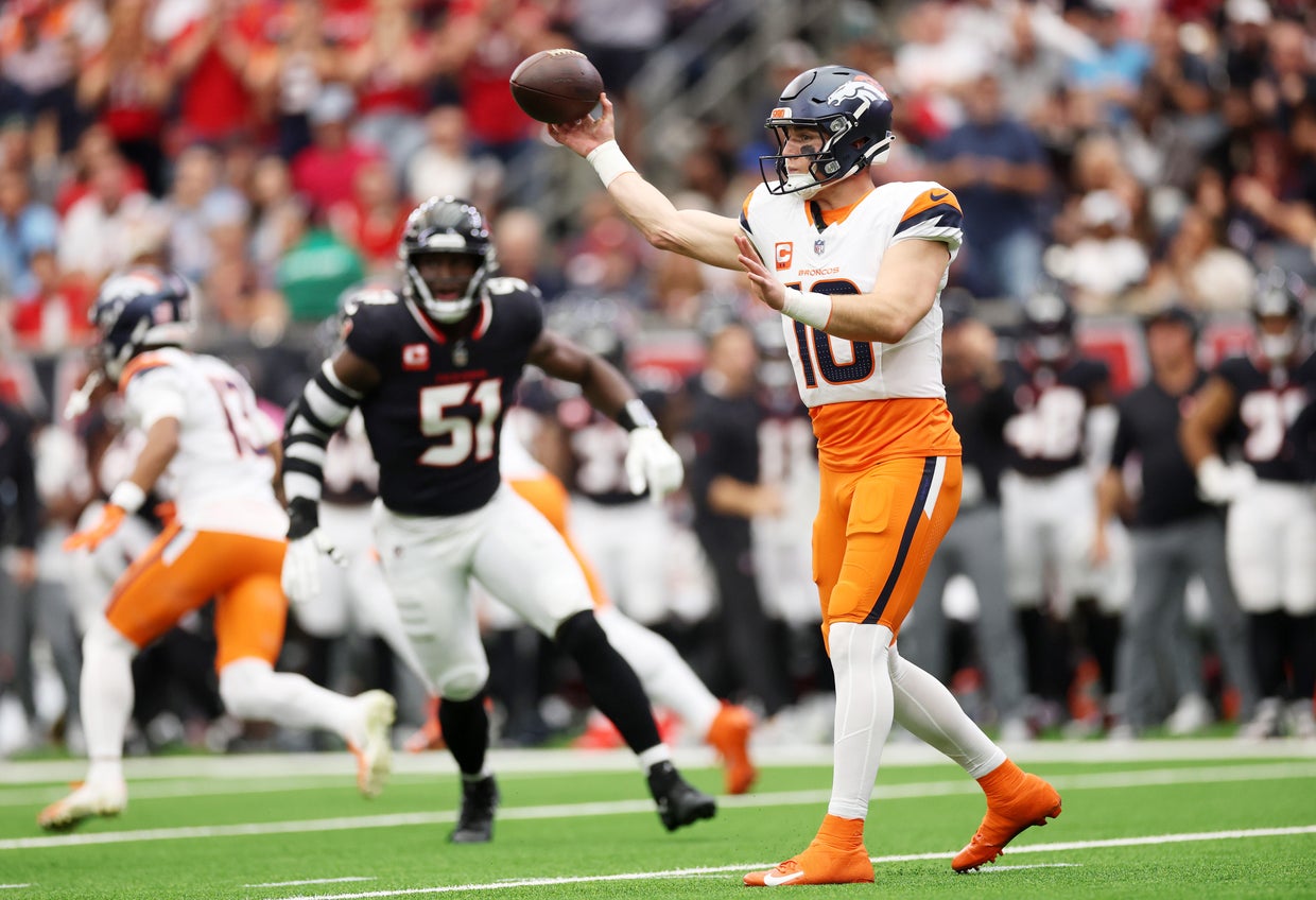 Denver Broncos rally to defeat Texans in Houston, improve to 7-2 - CBS ...