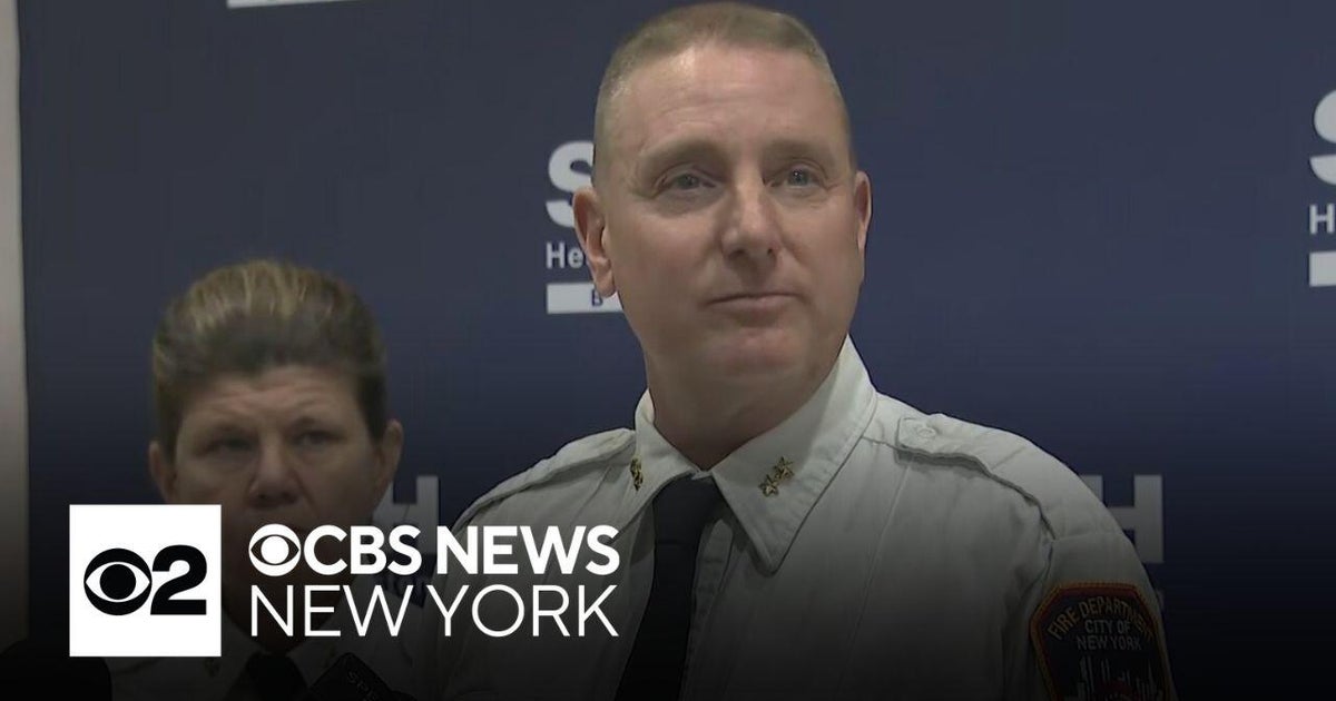 FDNY gives update on firefighter injured battling Bronx fire - CBS New York