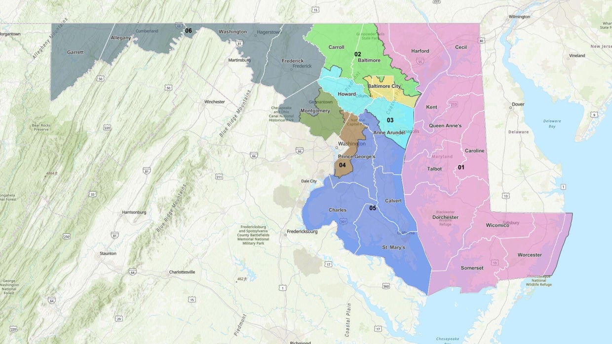 Maryland redistricting commission votes to recommend new congressional ...