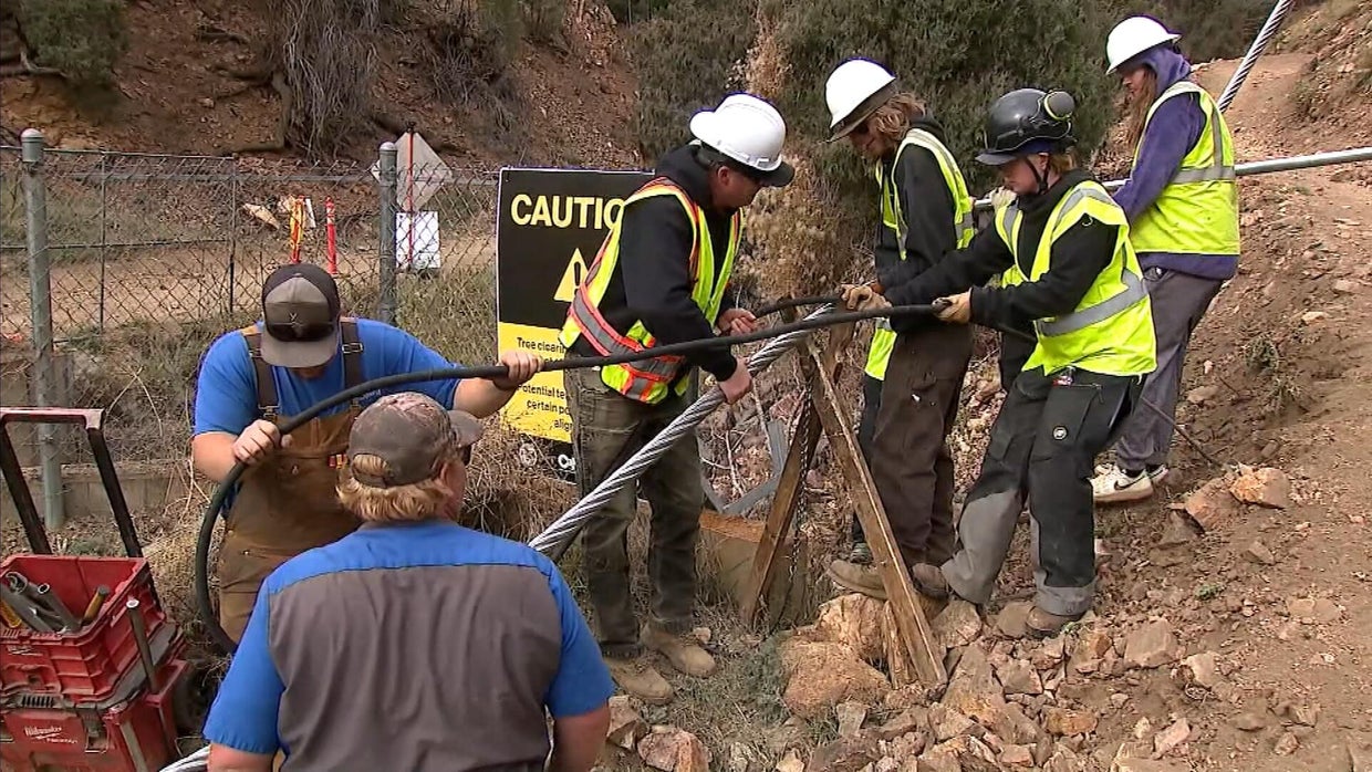 Cable splicing brings Colorado's Mighty Argo Cable Car one step closer to completion in Idaho ...