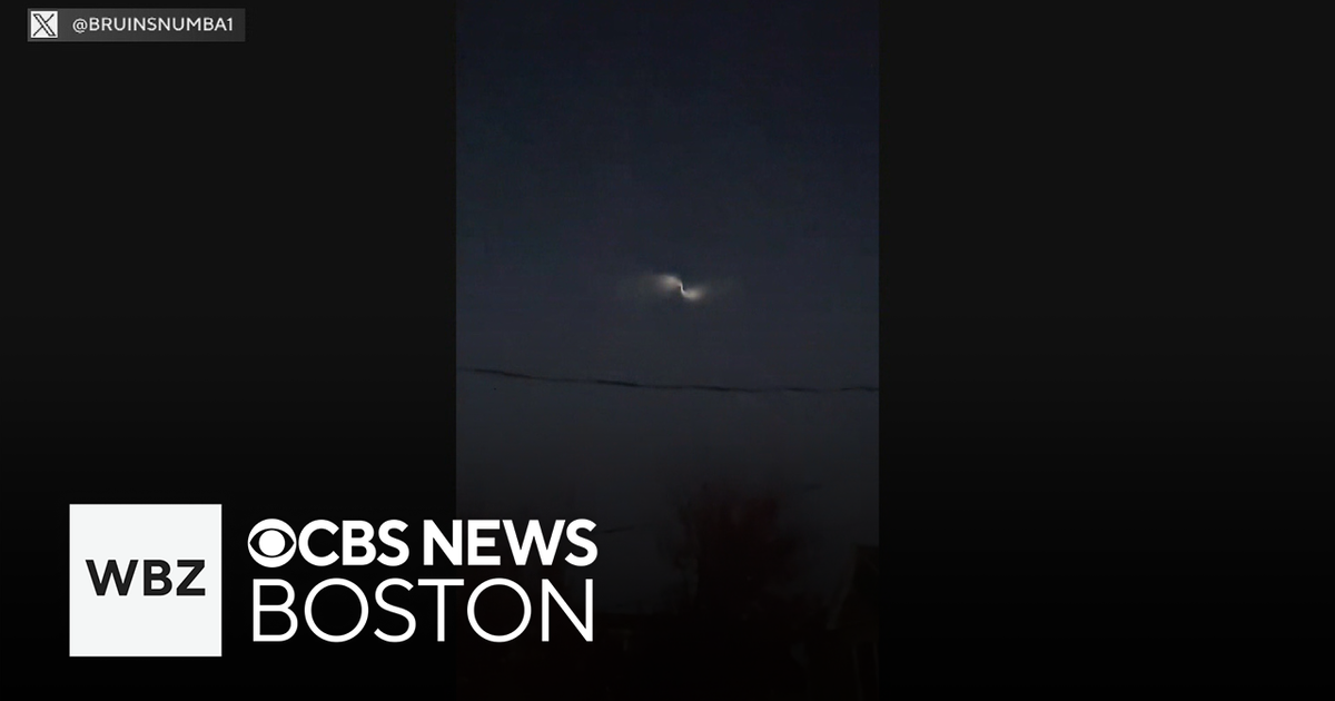 Strange sight spotted in sky over Massachusetts was a rocket - CBS Boston