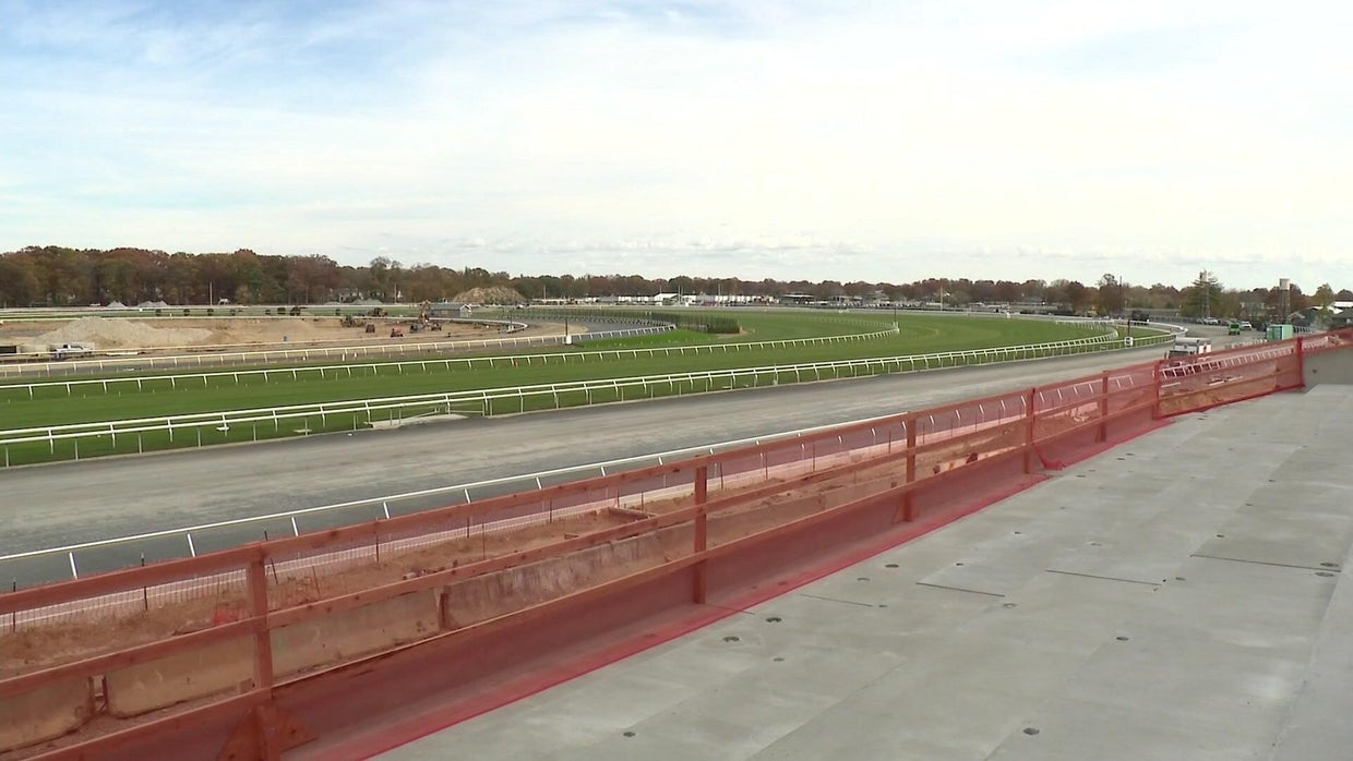 A behind-the-scenes look at Belmont Park's major renovations - CBS New York