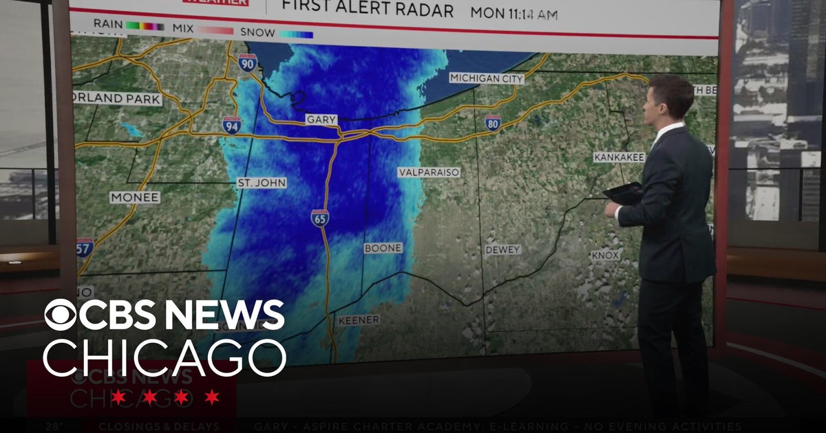 Chicago weather: Snow ends, sunny and cold Monday - CBS Chicago