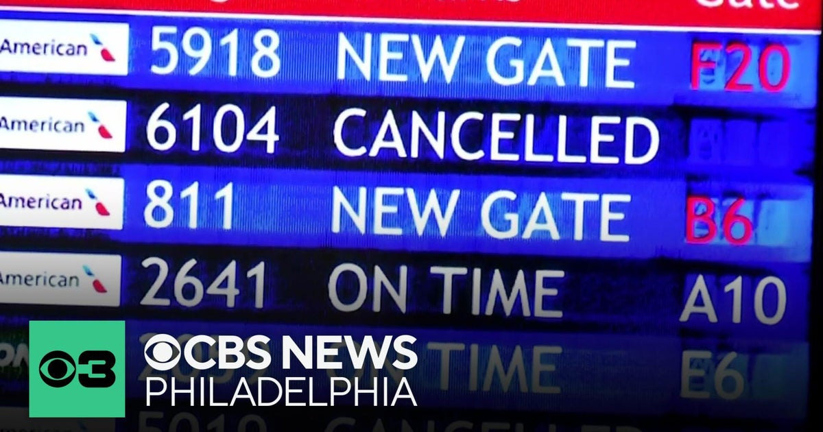 Flight delays, cancellations continue Monday at PHL amid government ...