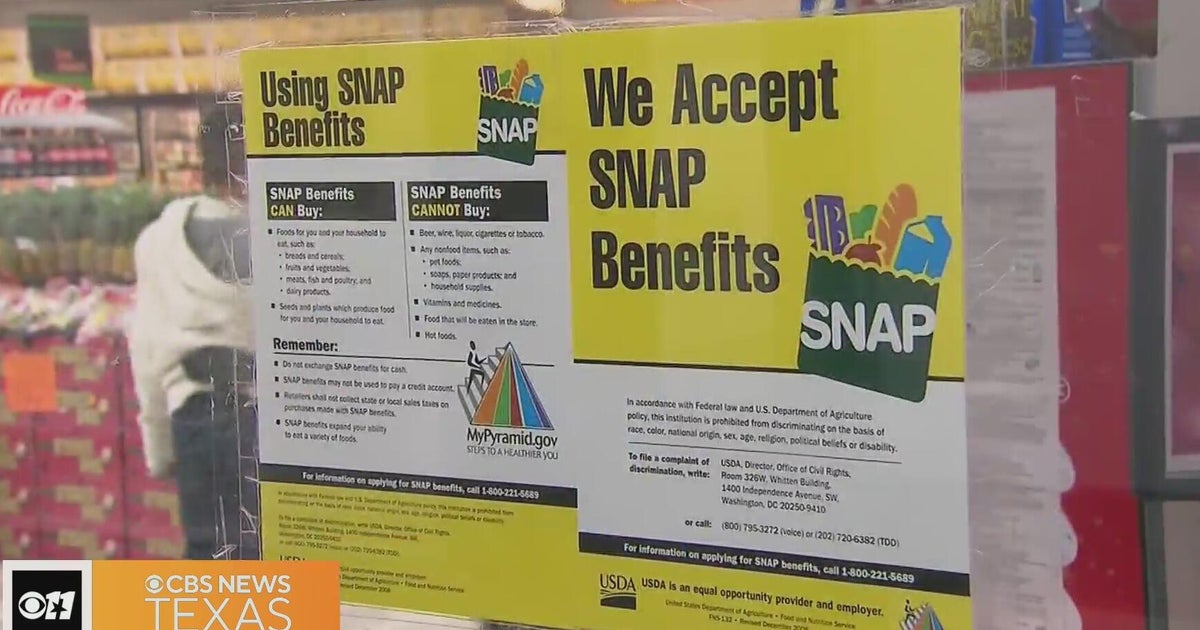SNAP benefits restored as the federal government reopens - CBS Texas