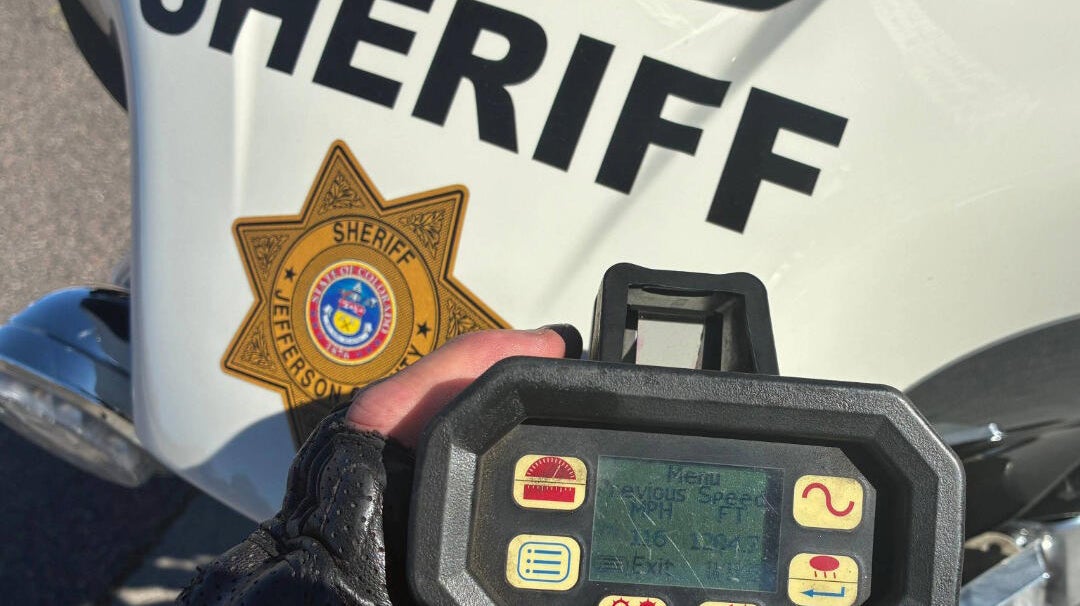 Colorado deputy captures motorcycle speeding 116 mph in 45 mph zone ...