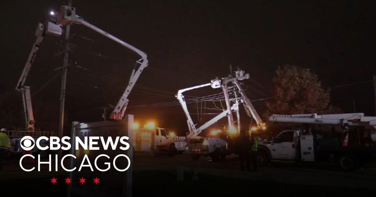 Edens Expressway reopens after downed power lines shut down I-94 - CBS ...