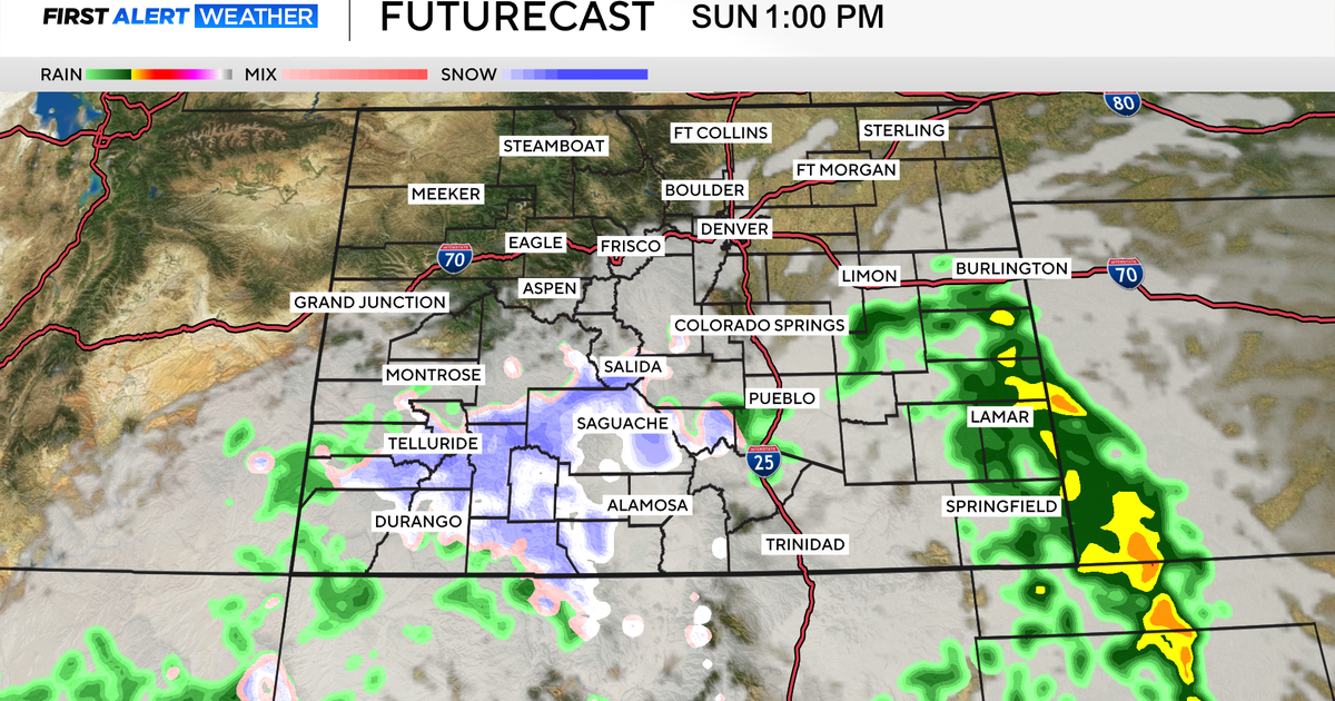 Denver on track to get snow before latest first snowfall record - CBS ...
