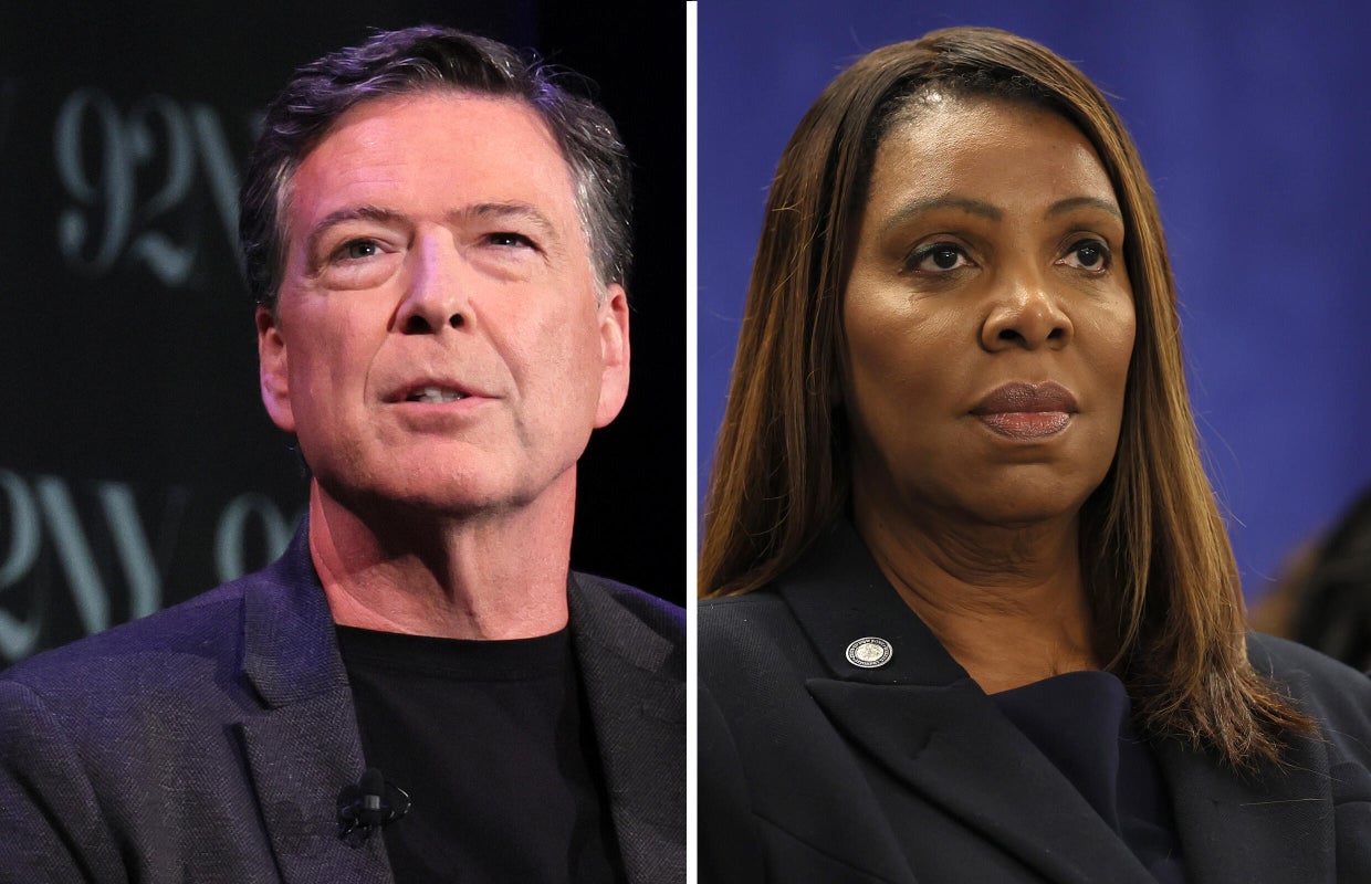 Judge dismisses James Comey and Letitia James cases, finding prosecutor ...