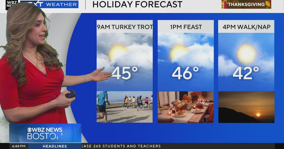 Next Weather: WBZ Evening Update For November 23 - CBS Boston