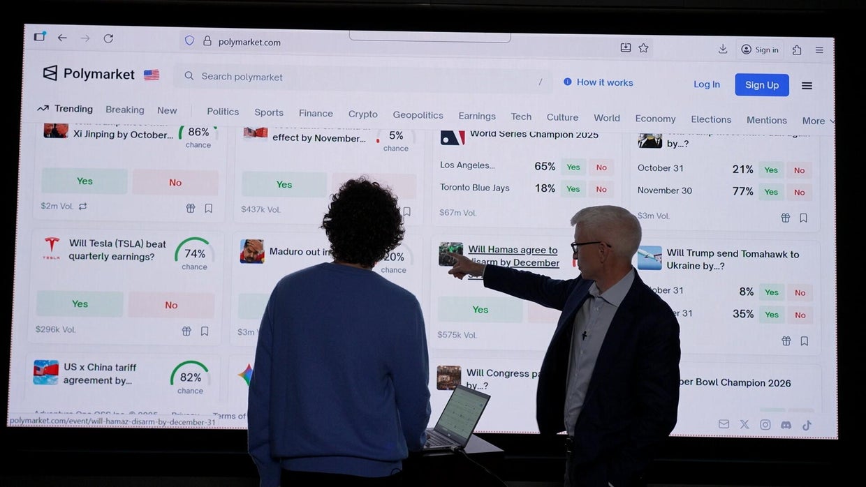 Polymarket CEO says his prediction market is "the most accurate thing we have as mankind right ...
