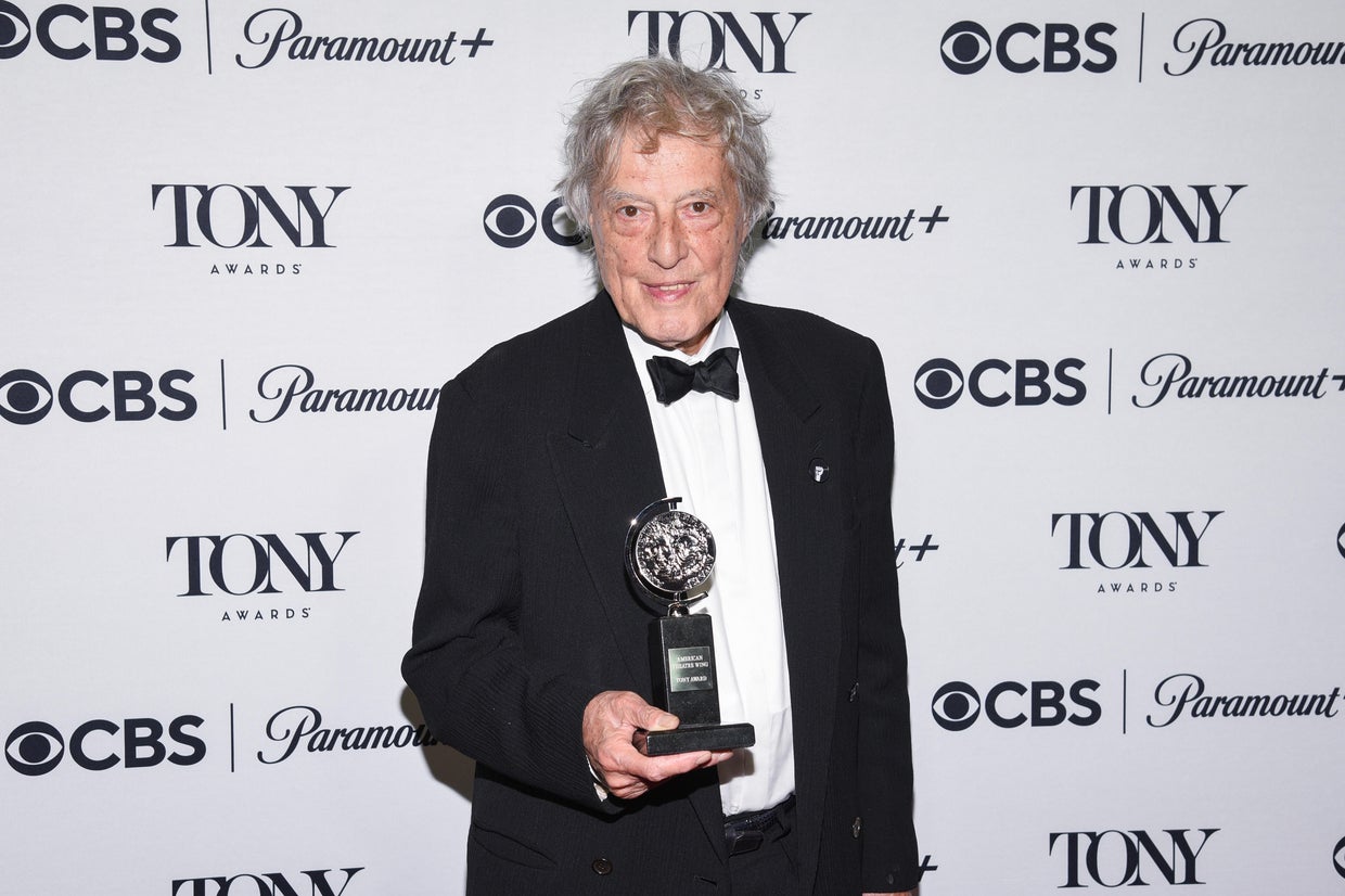 British playwright Tom Stoppard, known for "Shakespeare in Love ...