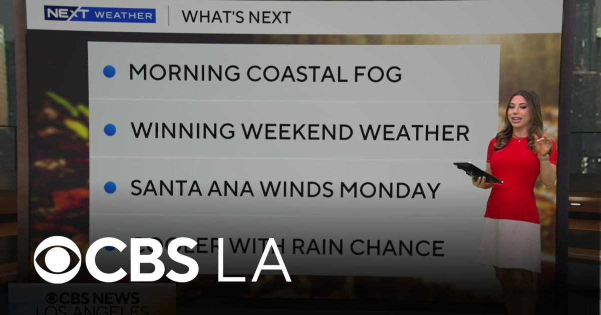 Alex Biston's 6 a.m. forecast | NEXT Weather - CBS Los Angeles
