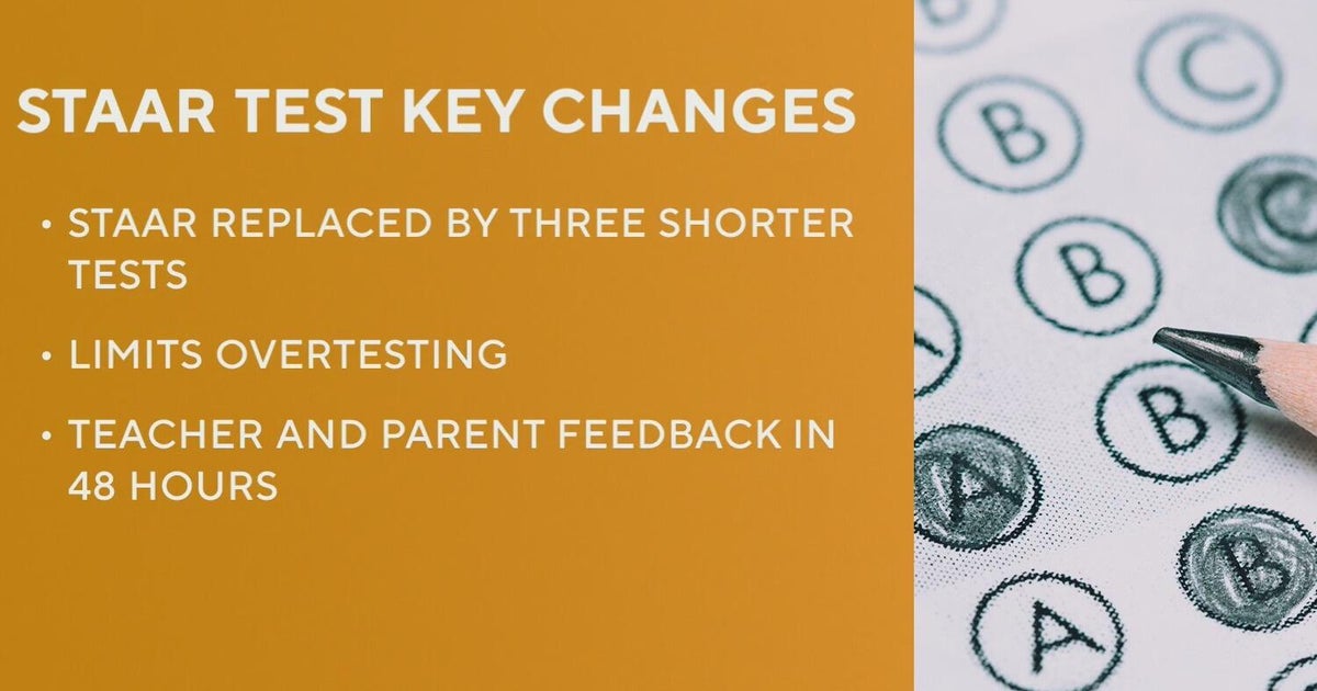 New Texas law to replace STAAR tests takes effect - CBS Texas