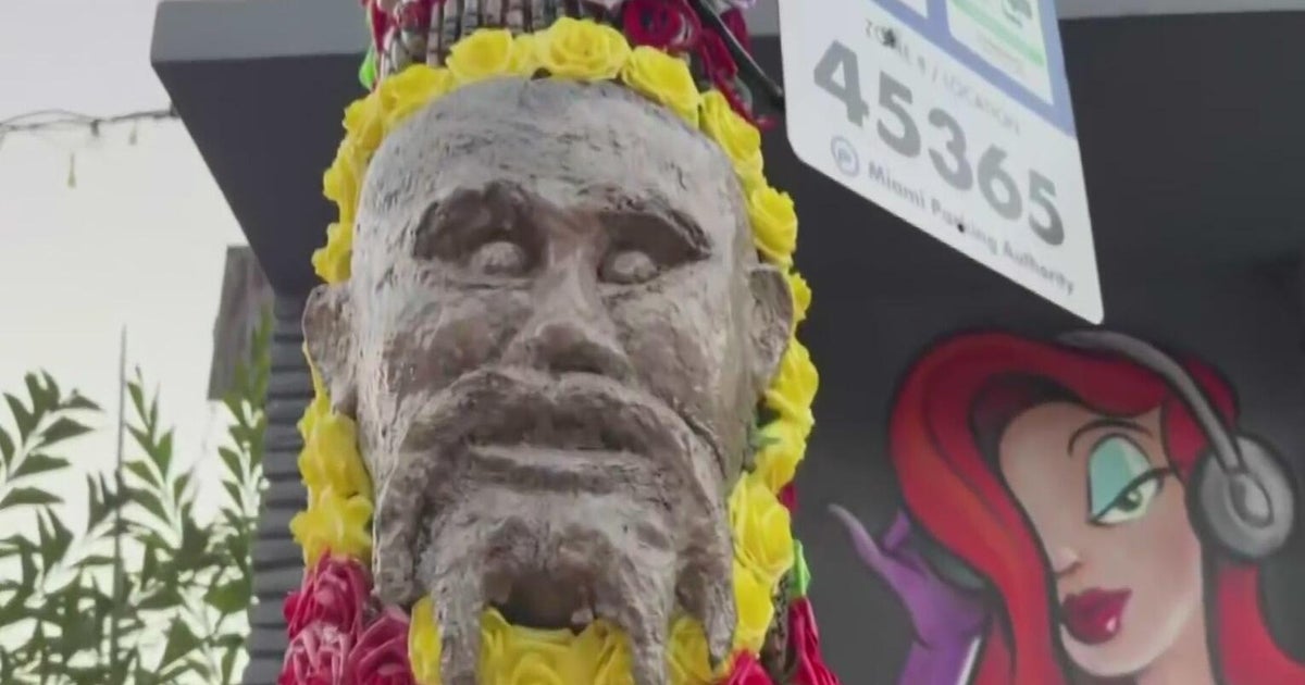 Miami artist devastated after vandal destroys Wynwood artwork - CBS Miami