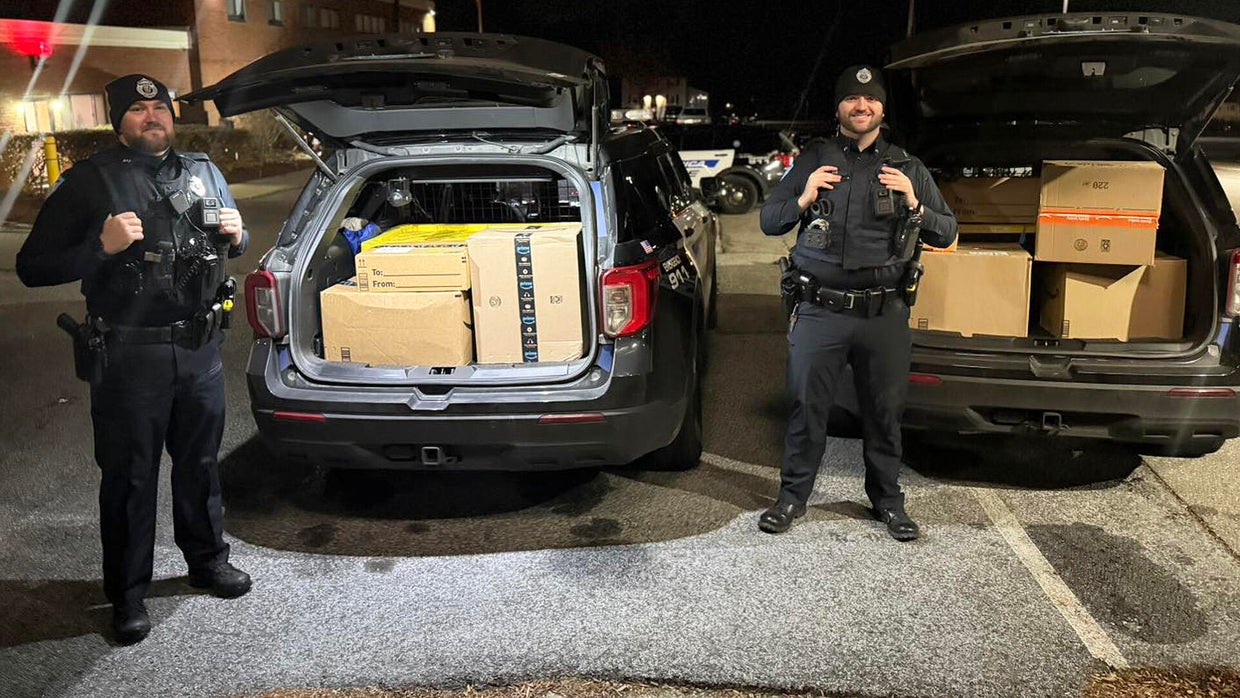 Police in Billerica, Massachusetts deliver Amazon packages found in ...