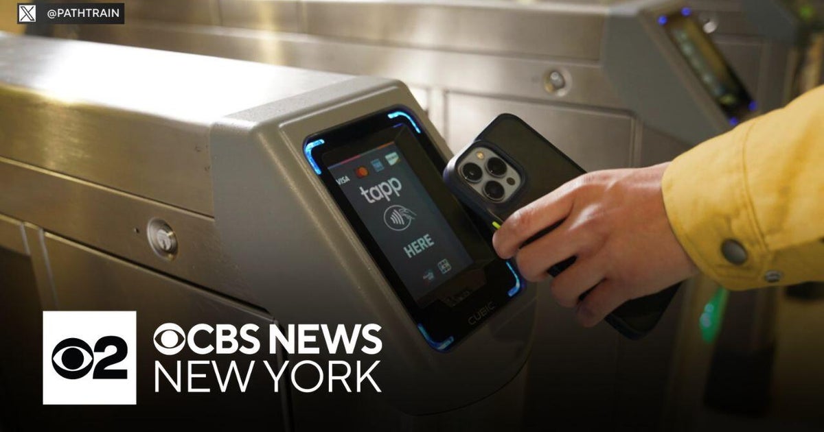 Tap-and-go turnstiles coming to PATH train stations - CBS New York