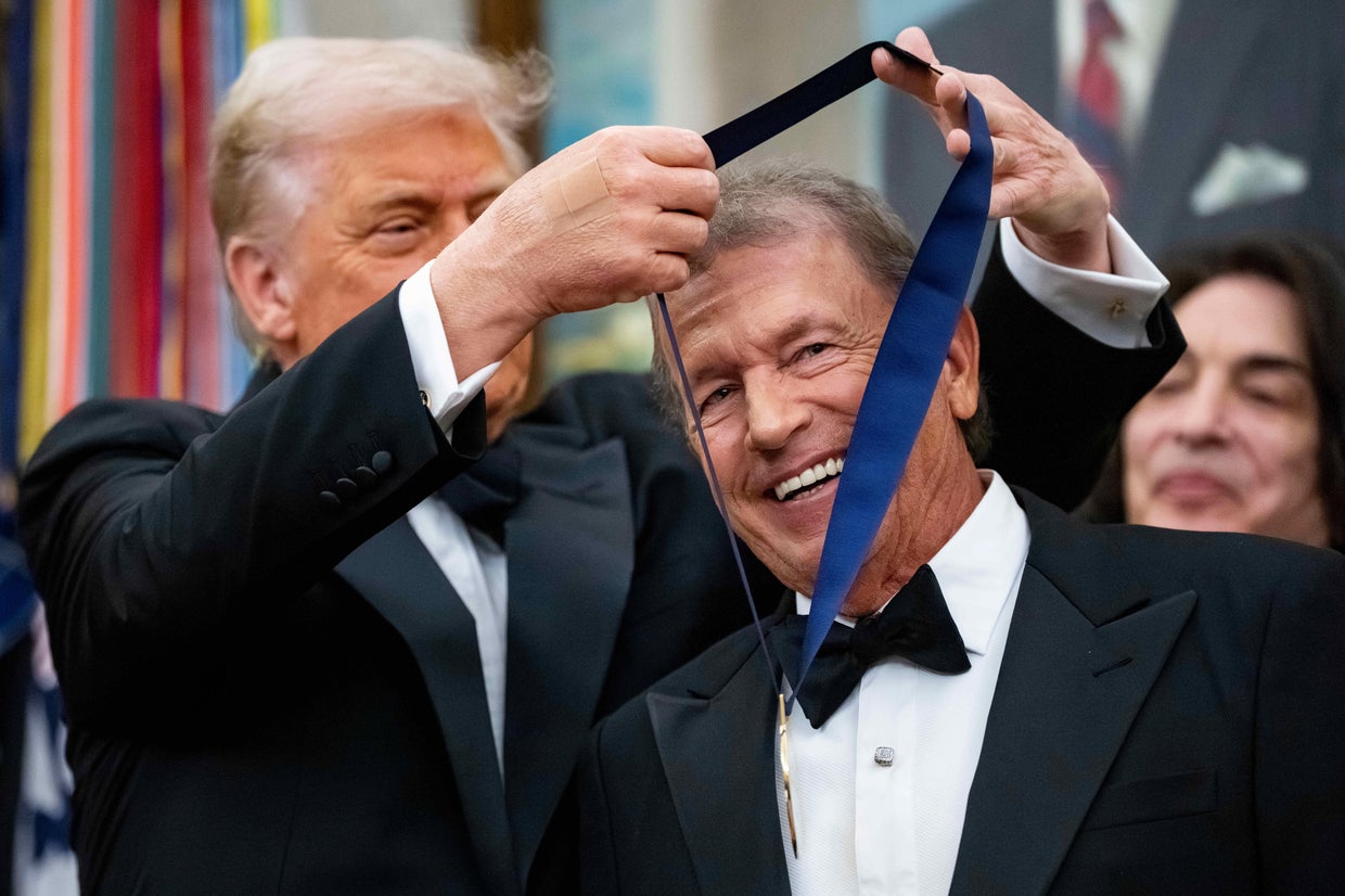 Trump awards medals to the Kennedy Center honorees including Sylvester ...