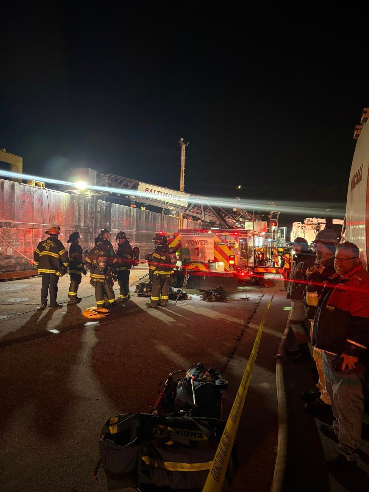 Electrical fire reported on barge in Baltimore - CBS Baltimore