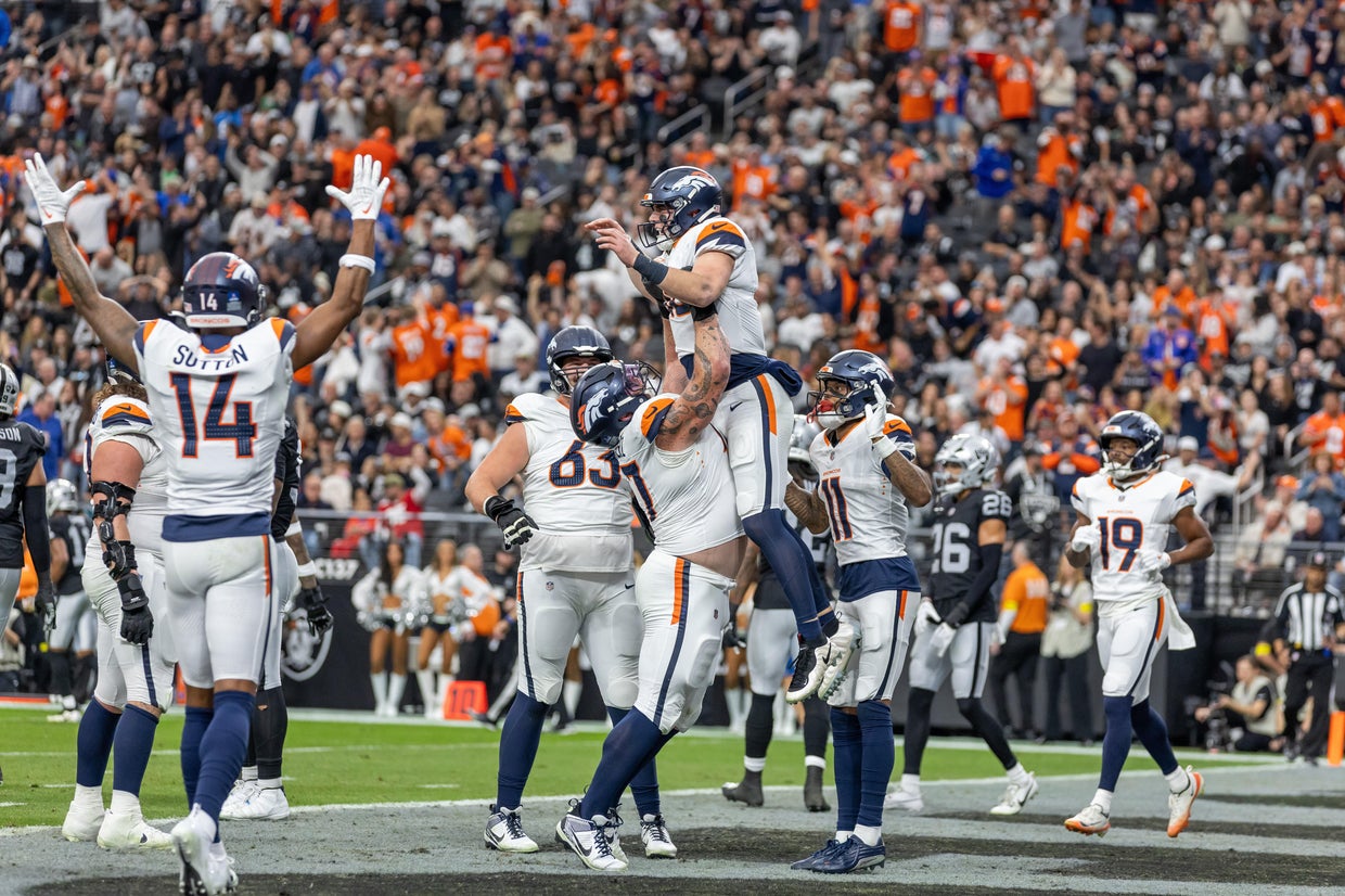 Denver Broncos beat Las Vegas Raiders 24-17, extending winning streak ...