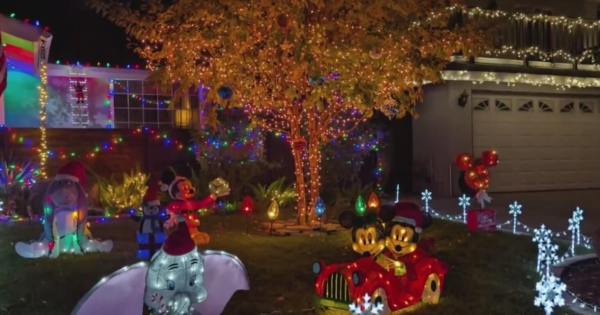Thief in San Jose targeting Disney Christmas decorations - CBS San ...