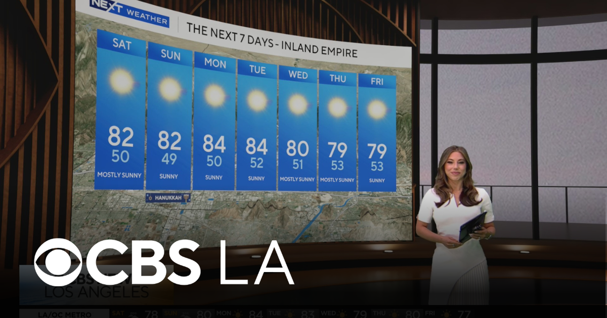 Alex Biston's 6 a.m. forecast | NEXT Weather - CBS Los Angeles