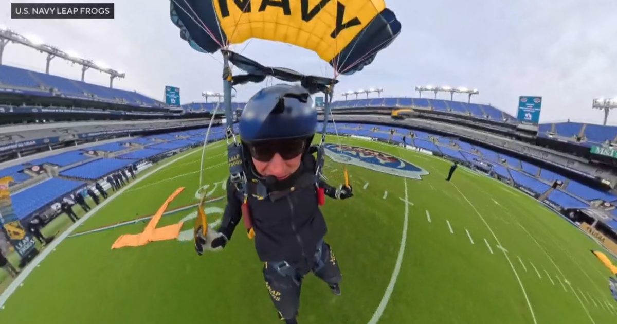 The epic journey of the Army-Navy game ball - CBS Baltimore