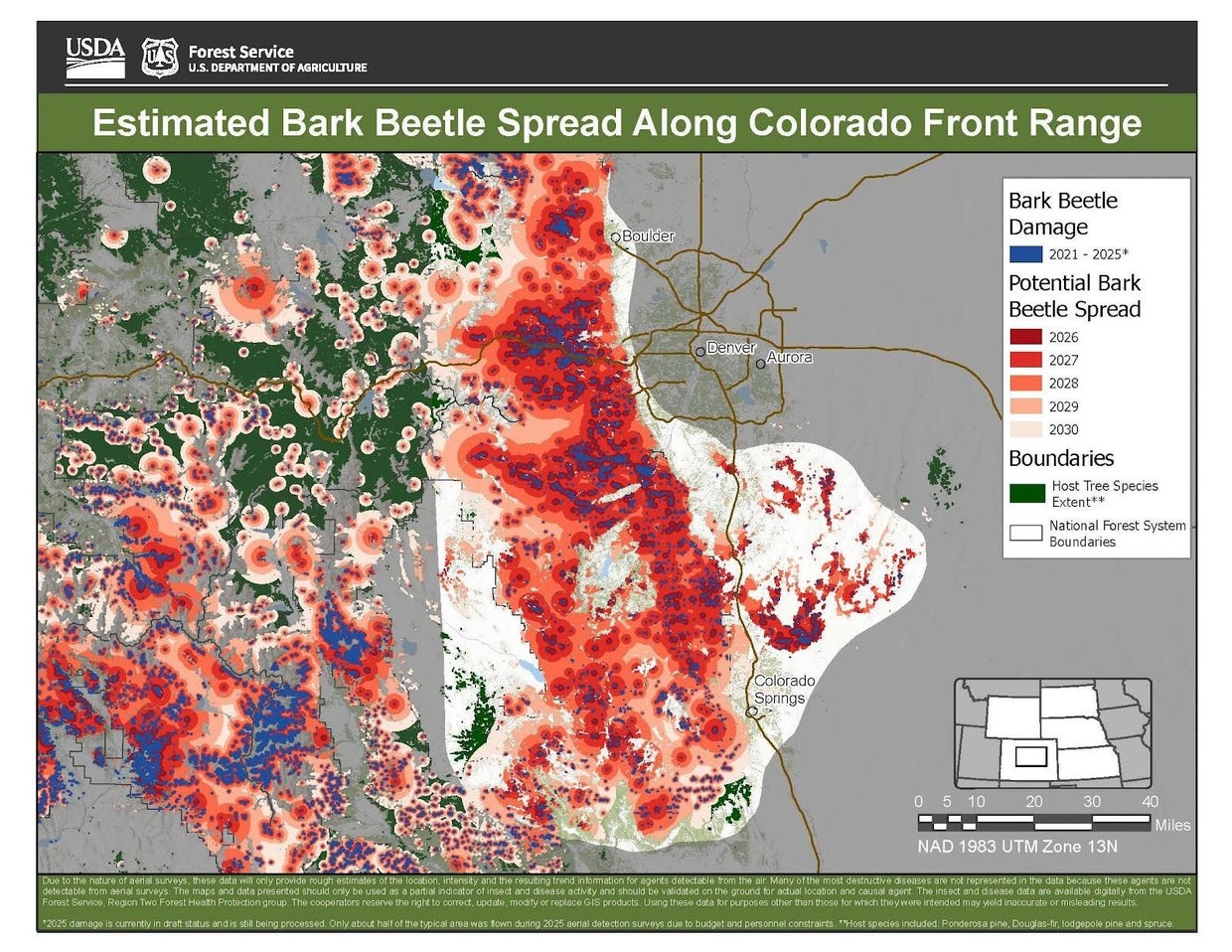 Colorado launches statewide response to growing pine beetle threat near ...