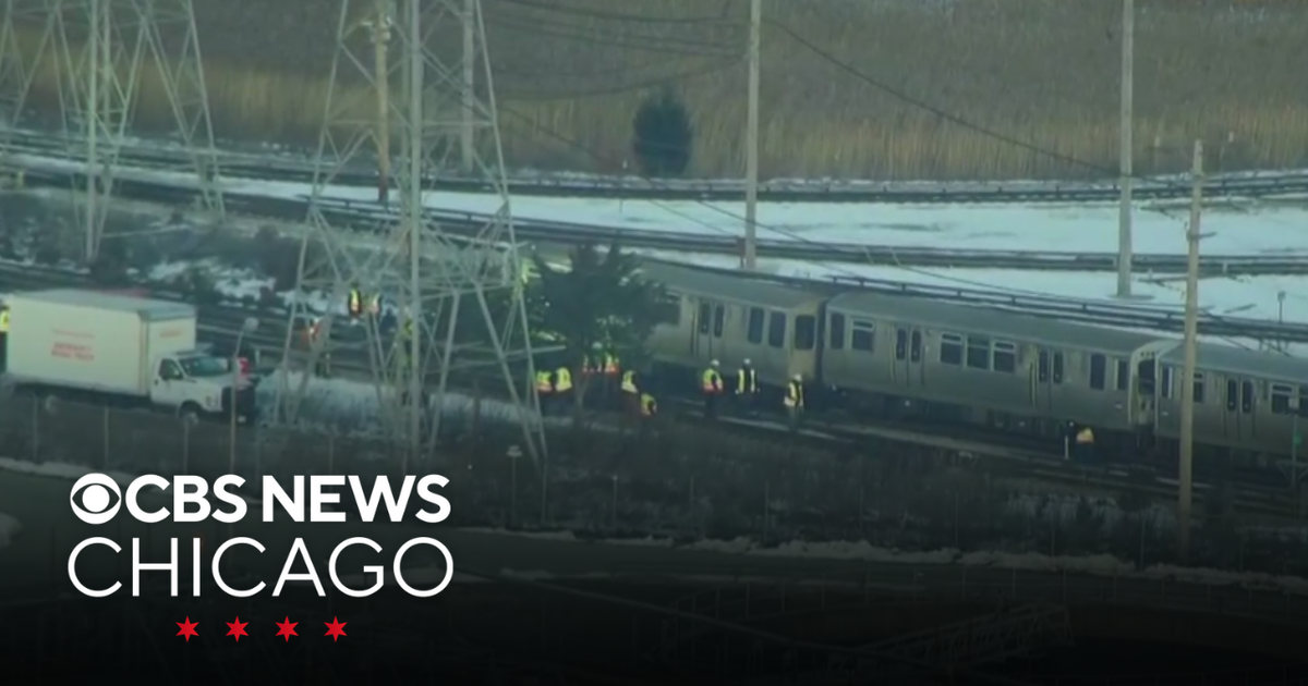 CTA Yellow Line service suspended as crews rerail train car - CBS Chicago