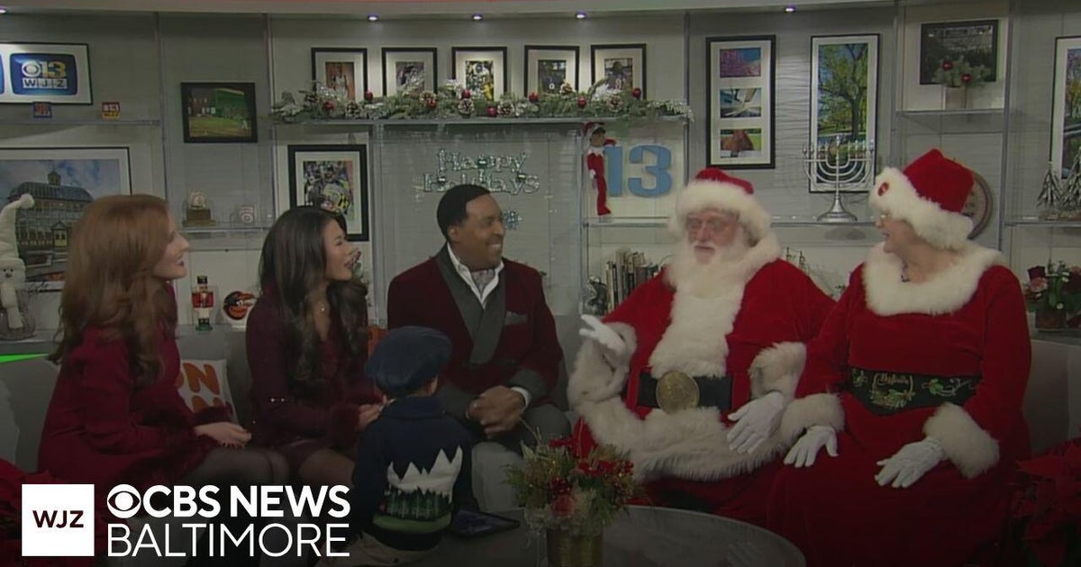 WJZ welcomes Mr. and Mrs. Claus for the Christmas season - CBS Baltimore