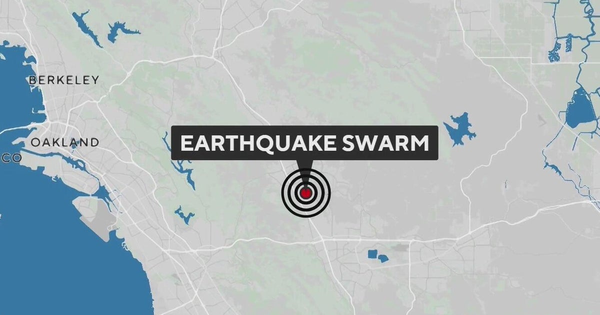 Swarm of earthquakes rattle San Ramon - CBS San Francisco