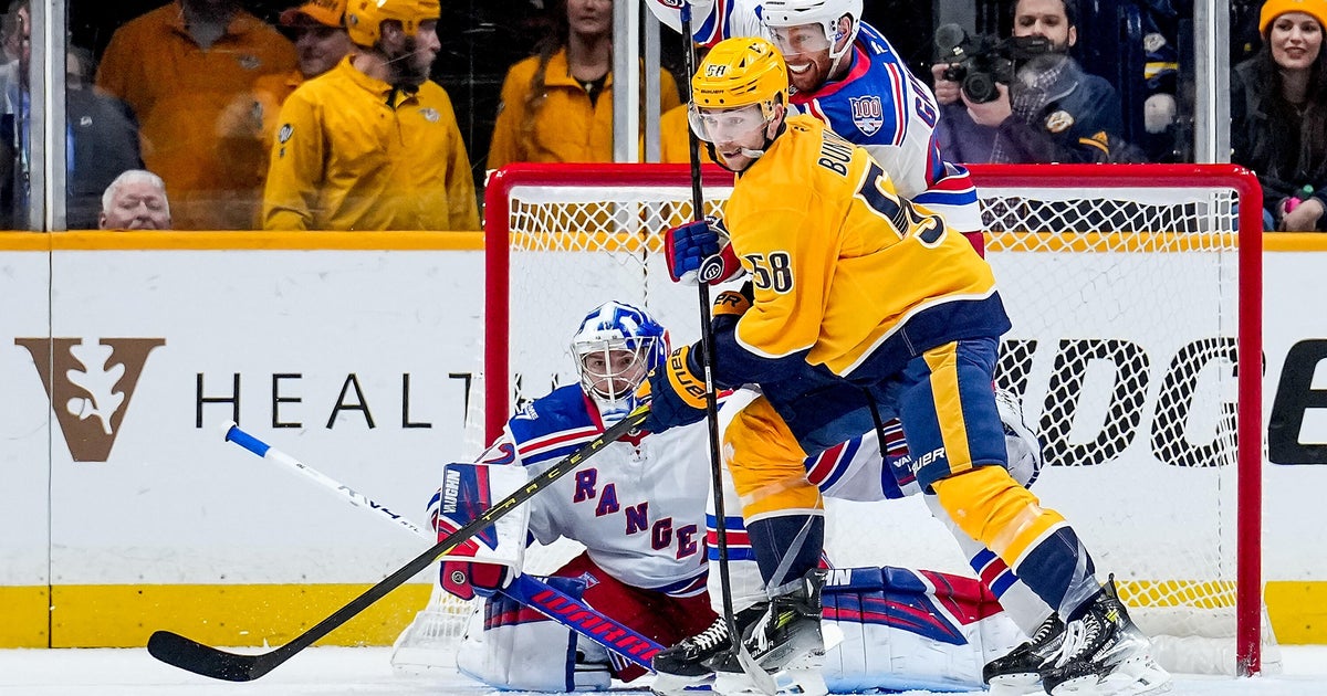 Rangers' offense dries up in tight loss to Predators - CBS New York
