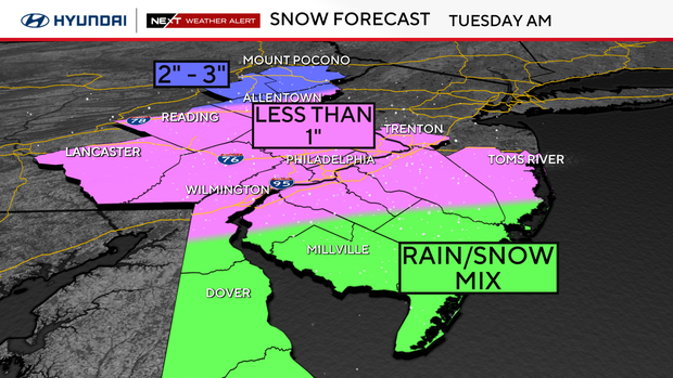 Crisp temps for first full day of winter in Philadelphia area, tracking ...