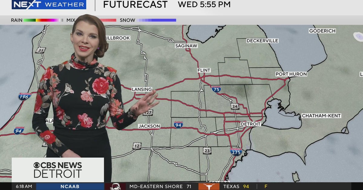 Warmer temperatures today with some sunshine - CBS Detroit