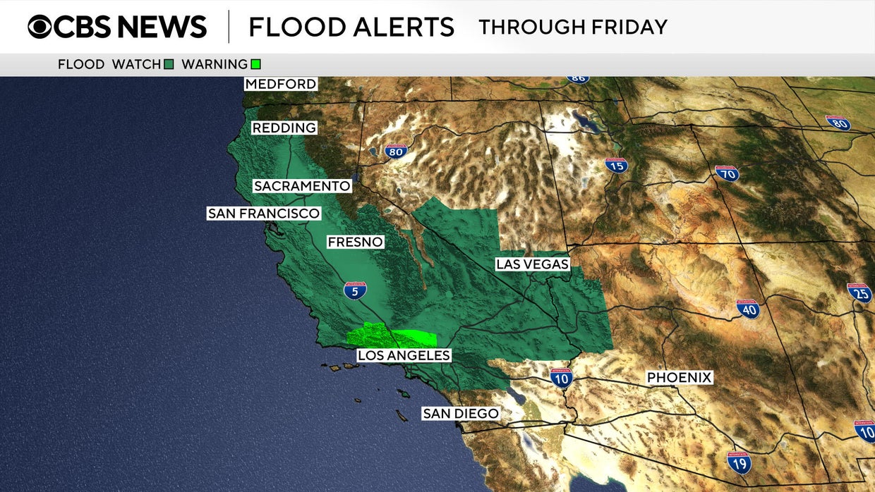 More downpours in store for soaked California with additional mudslides ...