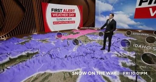 Accumulating snow expected across Colorado; atmospheric river on the ...