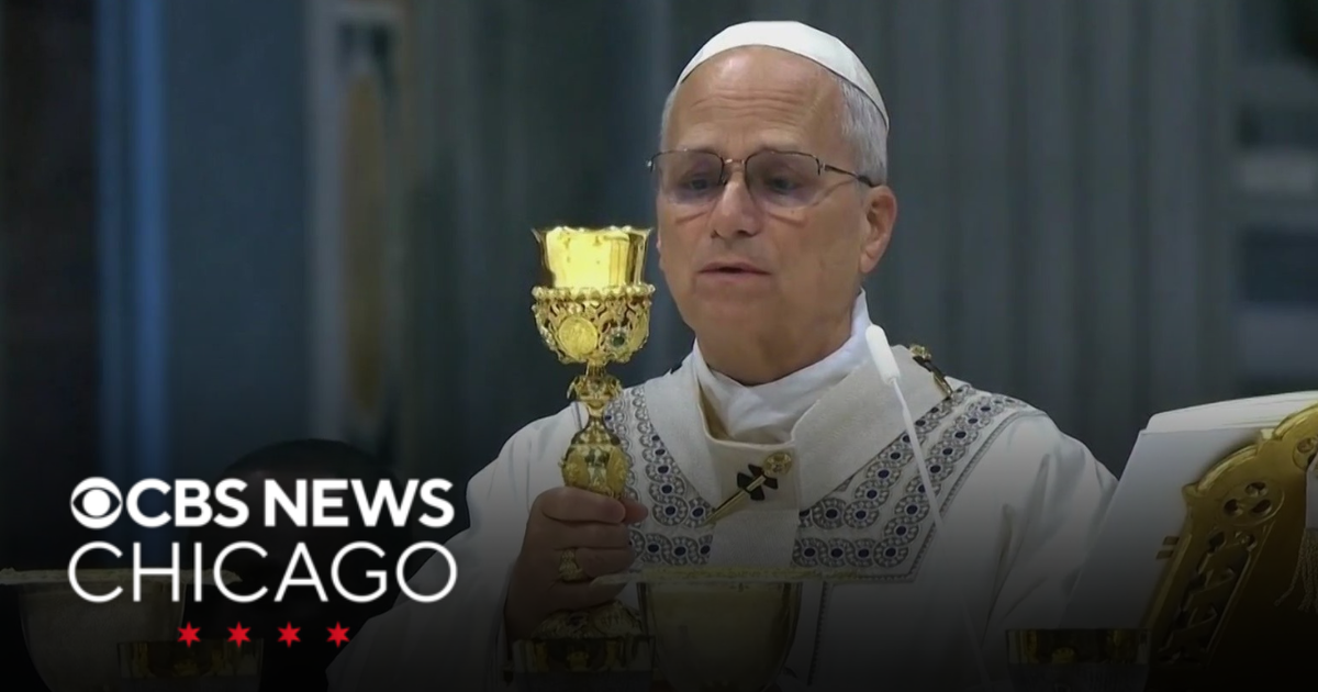 Pope Leo XIV held first mass of new year - CBS Chicago