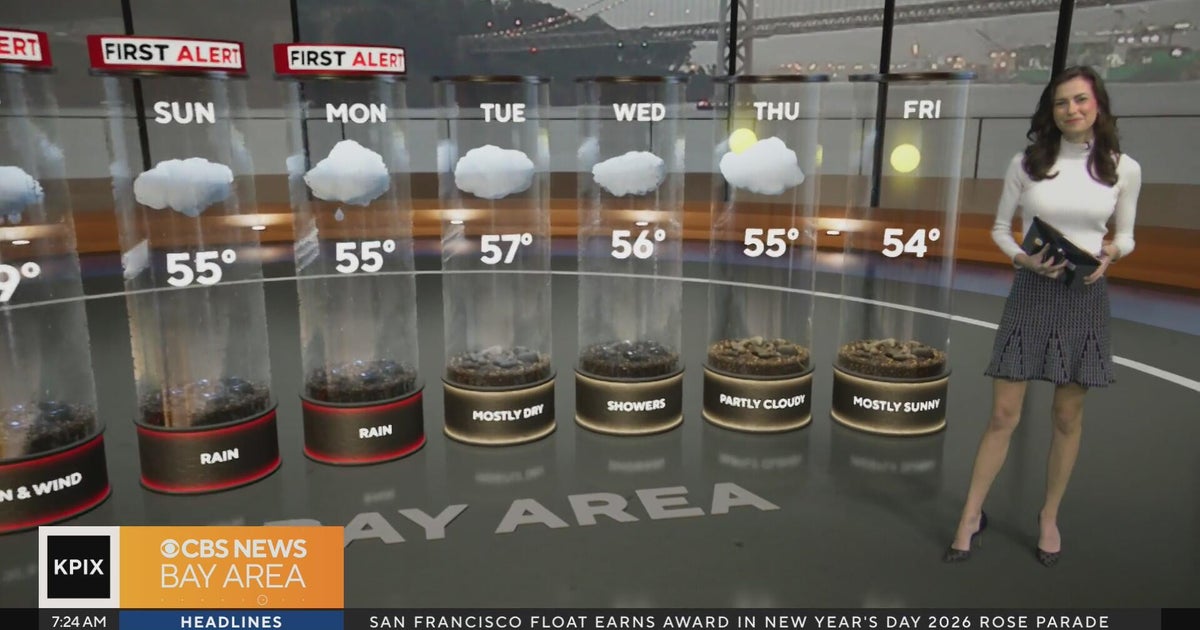 First Alert Weather Saturday morning forecast 1-3-26 - CBS San Francisco