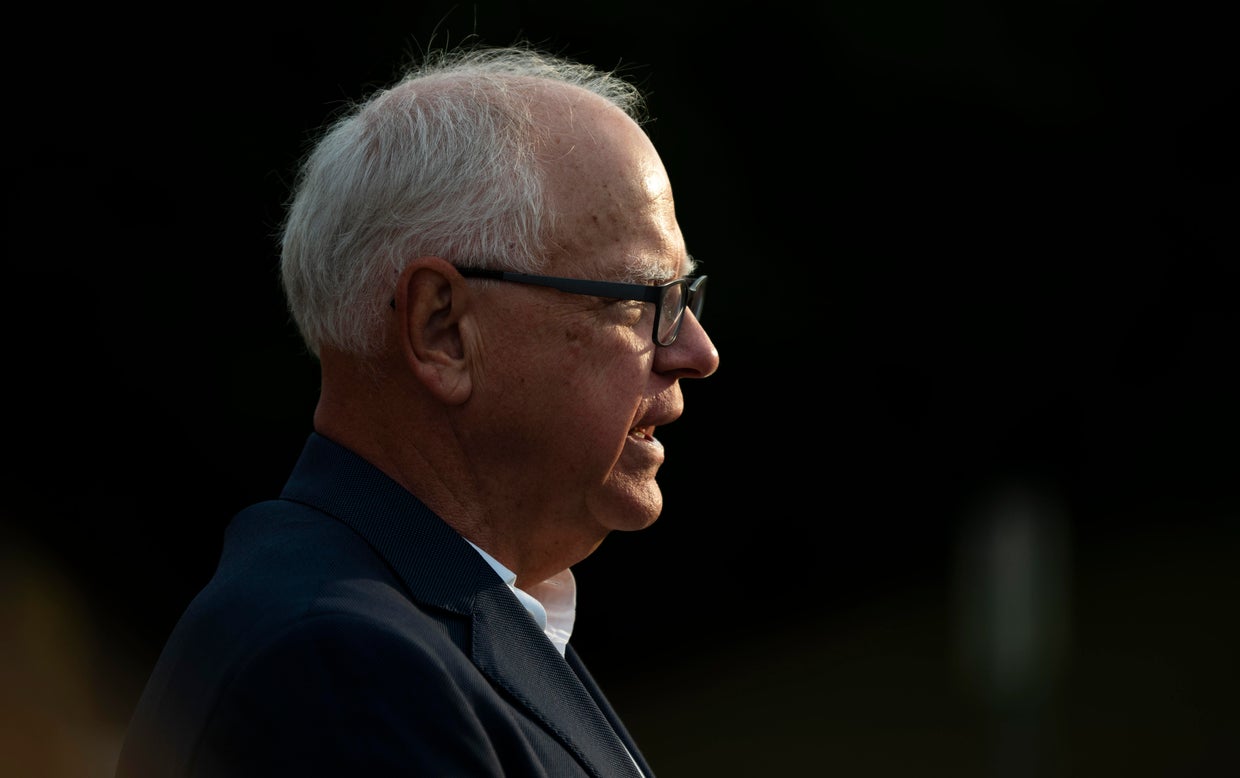 Gov. Tim Walz's turn from vice-presidential candidate to dropping out ...