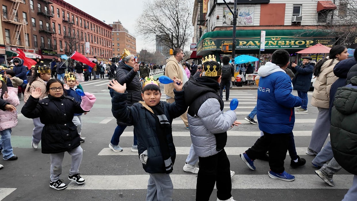East Harlem celebrates Latin culture with Three Kings' Day Parade - CBS ...