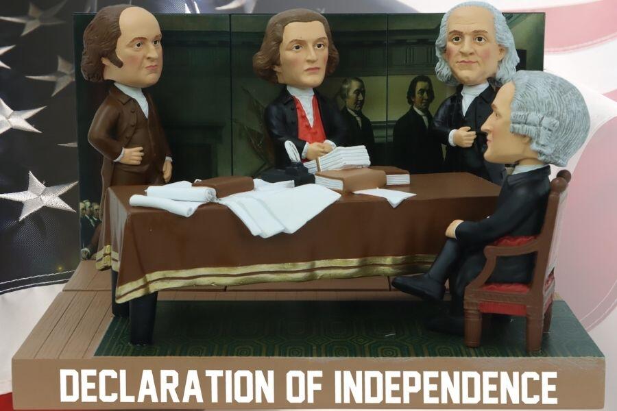 New Declaration of Independence bobblehead set celebrates America's ...